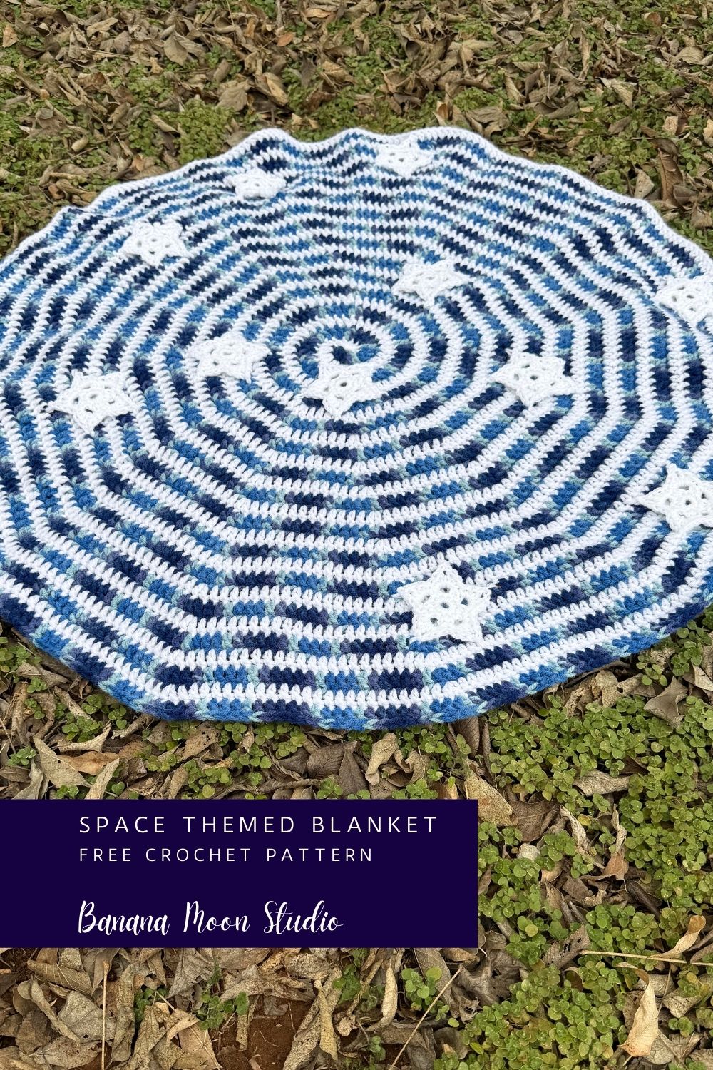 Milky Way Blankie, a Free Space Themed Crochet Blanket Pattern • Banana ...