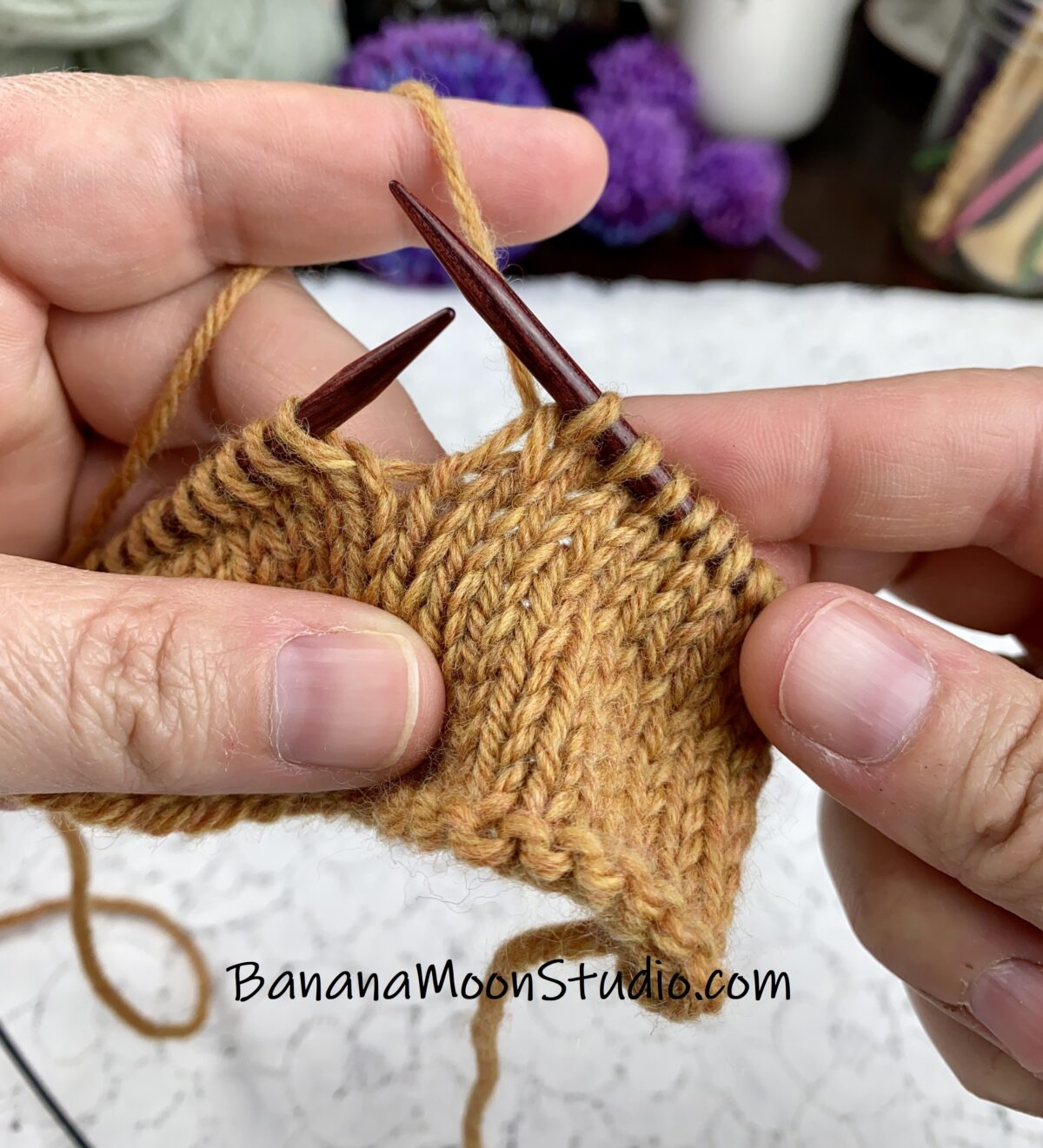 3 Right Side Knitting Decrease Stitches • Banana Moon Studio