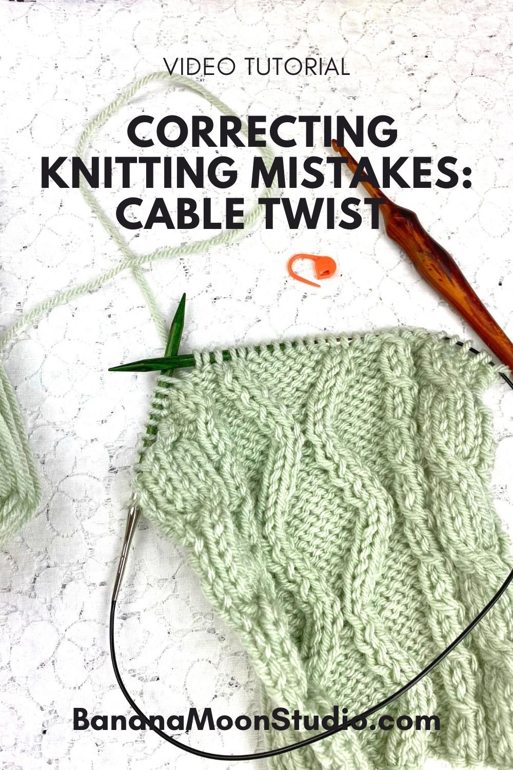 How to Fix Knitting Mistakes with Cables • Banana Moon Studio