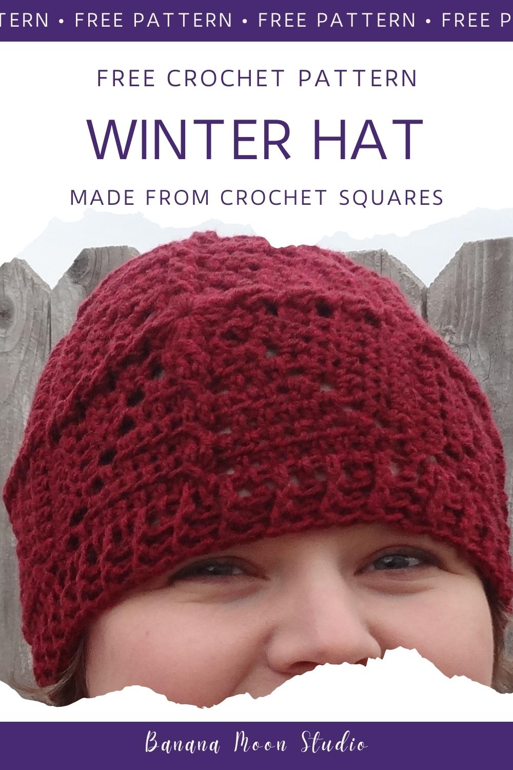 Free Crochet Winter Cap Pattern: Giant Redwood Cap • Banana Moon Studio