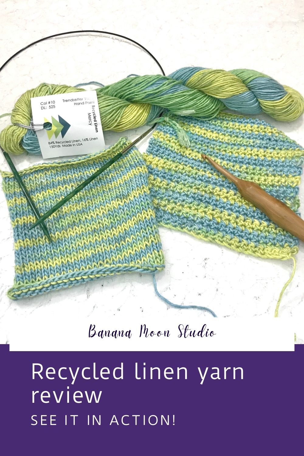 Recycled Linen Yarn Review • Banana Moon Studio