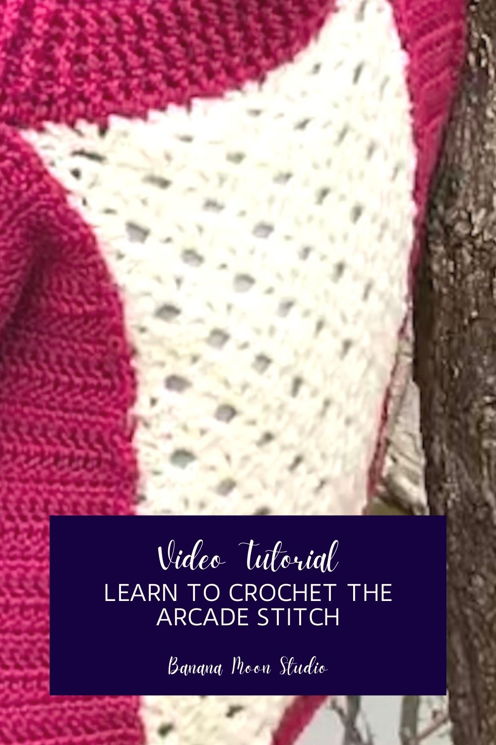 Learn the Crochet Arcade Stitch • Banana Moon Studio