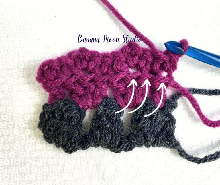 Free 4 Color Crochet Blanket Pattern • Banana Moon Studio