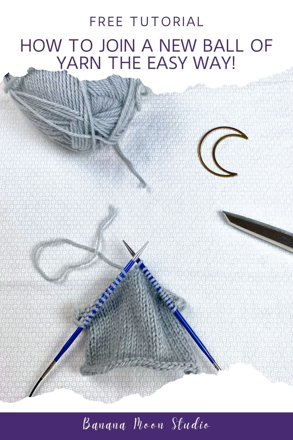 How to Join Yarn in Crochet & Knitting the Easy Way • Banana Moon Studio