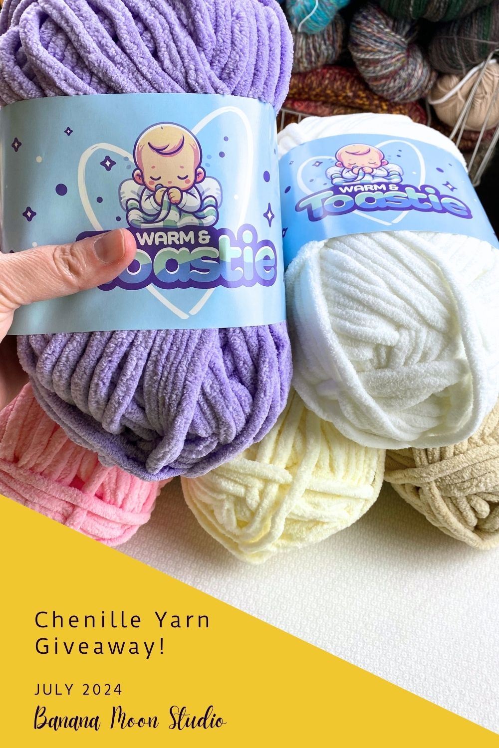 Free Yarn Giveaway July 2024 • Banana Moon Studio