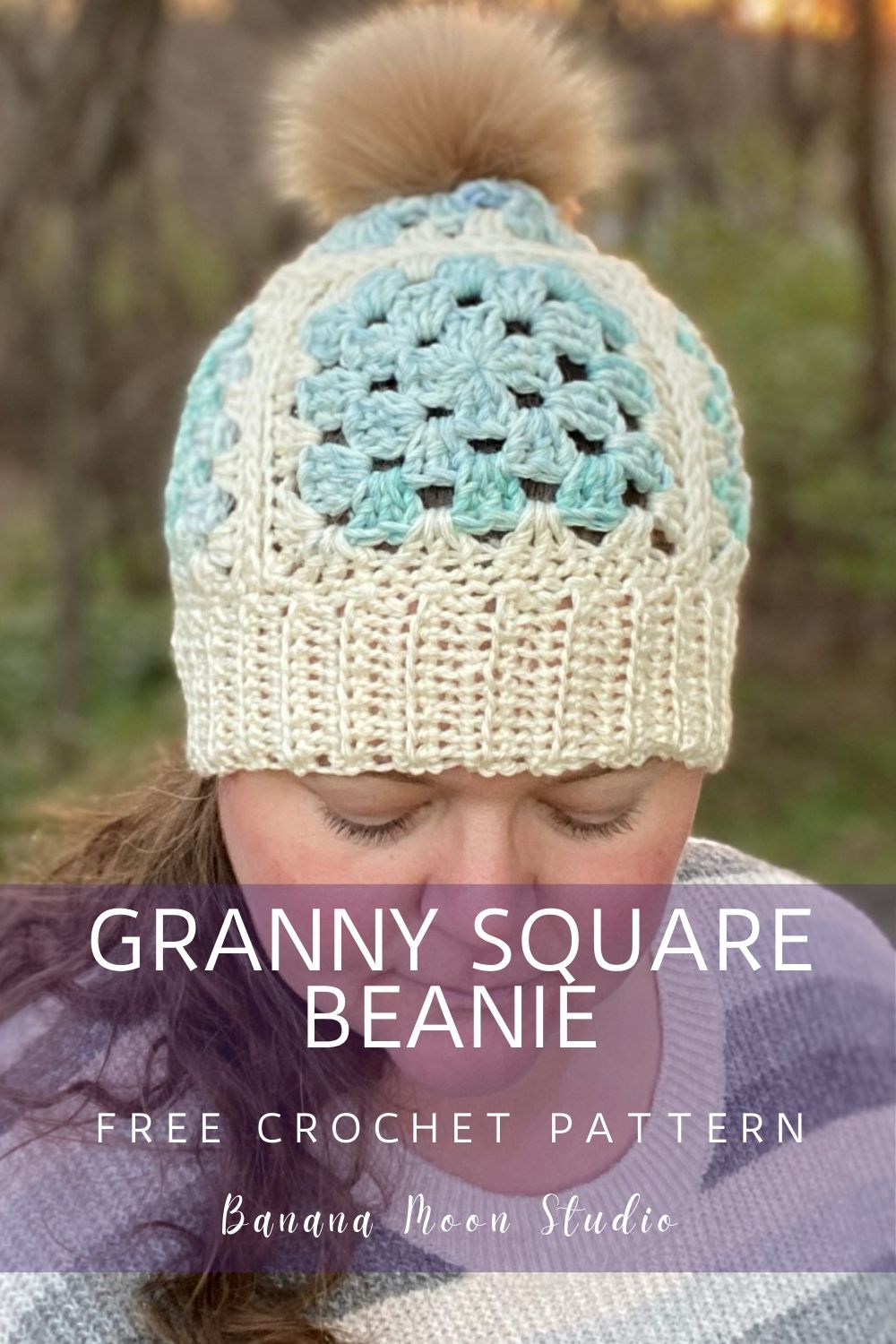 Free Granny Square Beanie Pattern in 5 Sizes • Banana Moon Studio